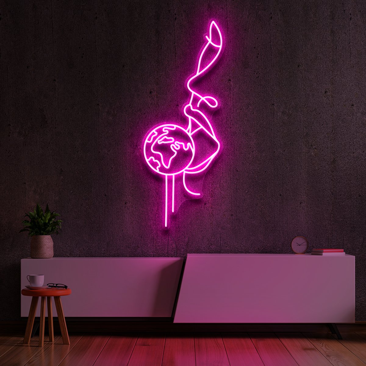 "A Taste of Earth" Neon Sign