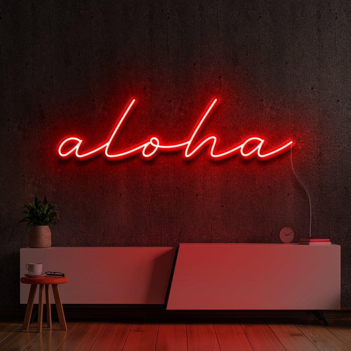 "Aloha" Neon Sign