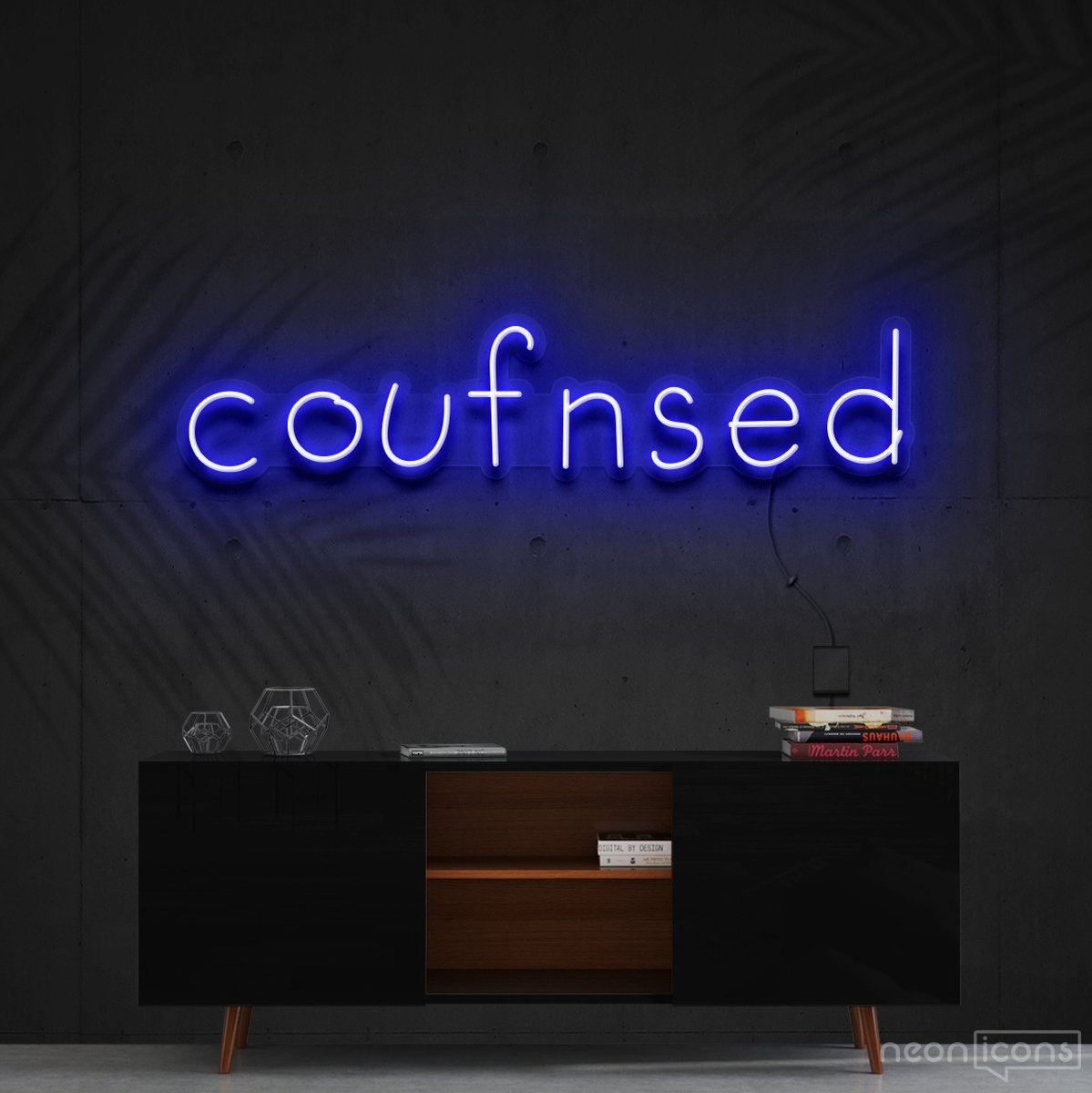 "Confused" Neon Sign