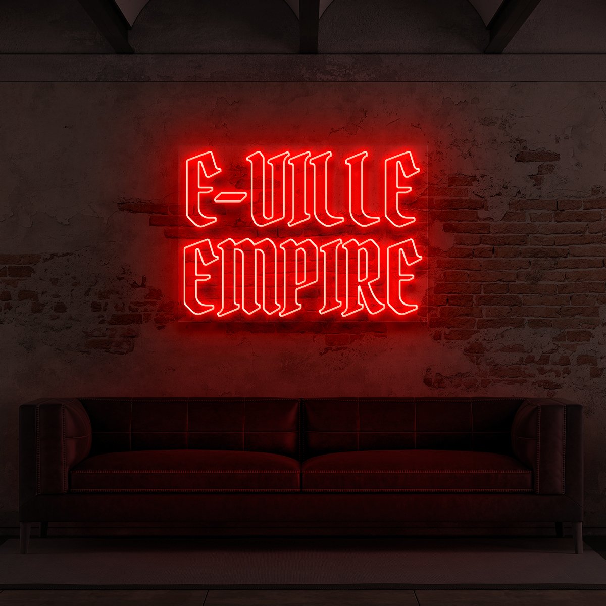 "E-Ville Empire" Custom Neon Sign