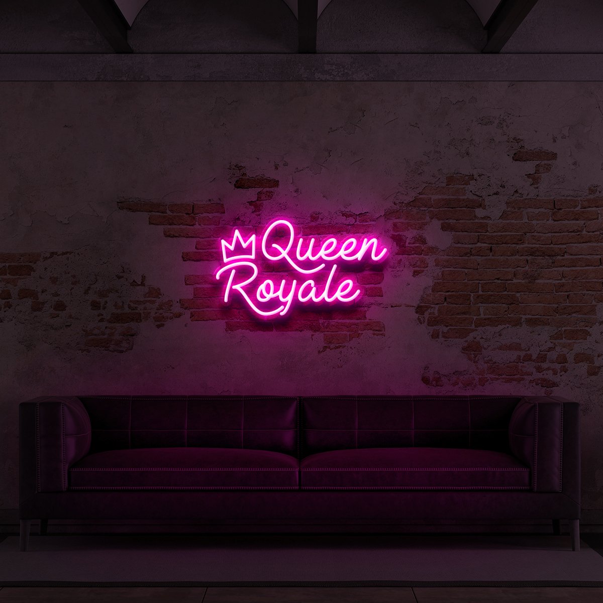 "Queen Royale" Custom neon sign