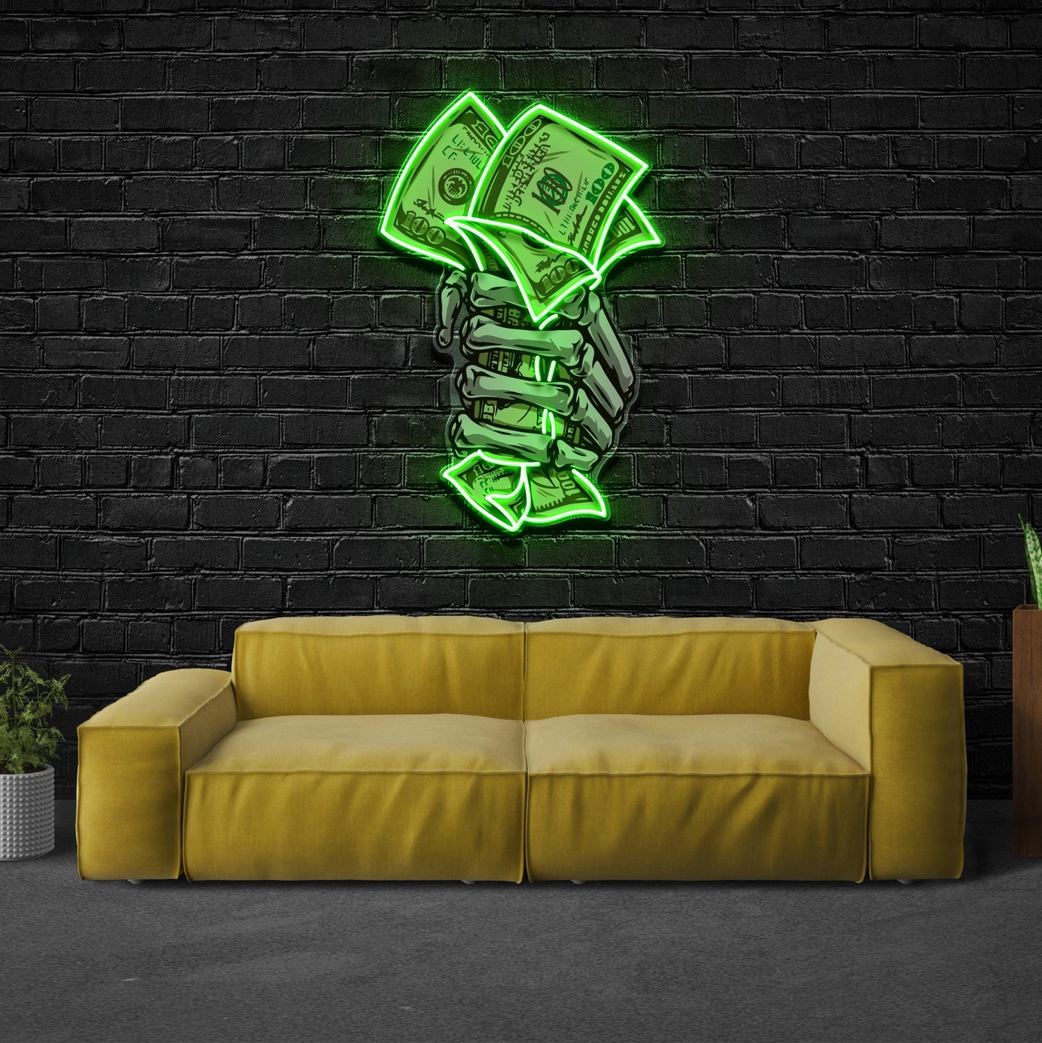 "Take my Money" Neon x Acrylic Artwork