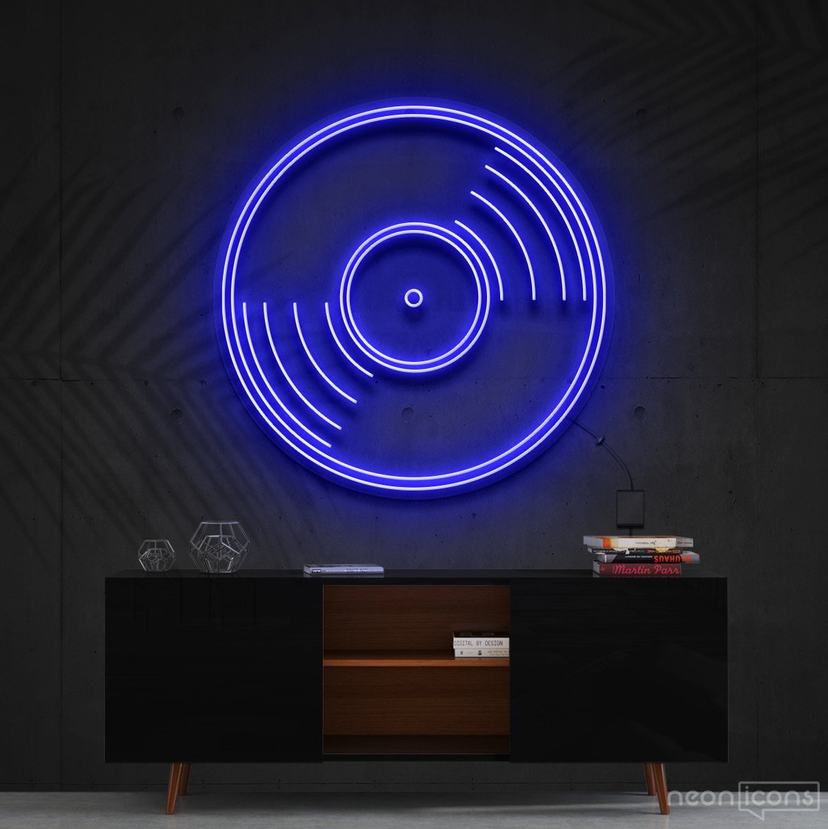"Vinyl Record" Neon Sign